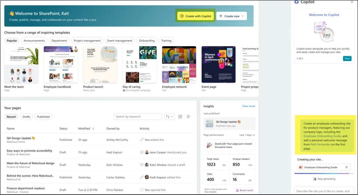 Copilot in SharePoint and Planner | JiJi Technologies