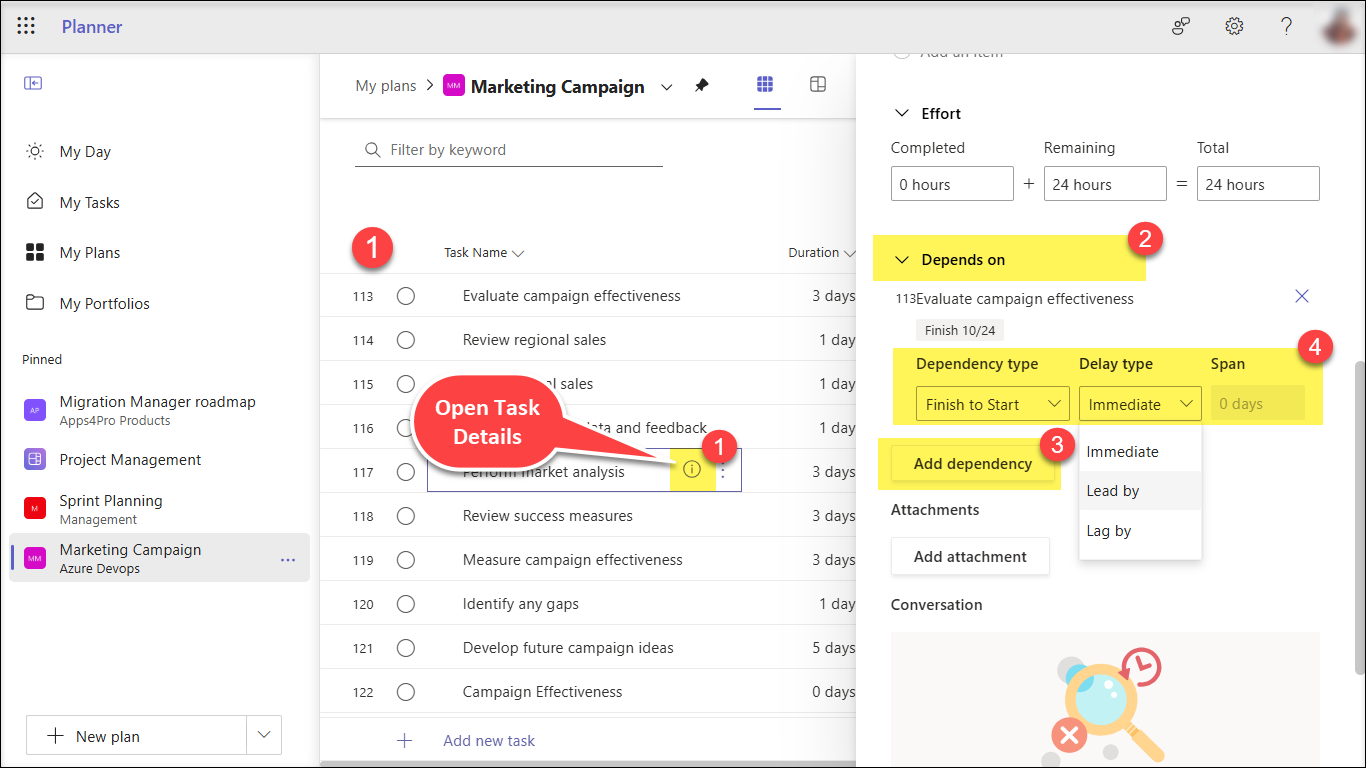 Microsoft Planner: Task Dependencies, Critical Path & Portfolios | JiJi ...